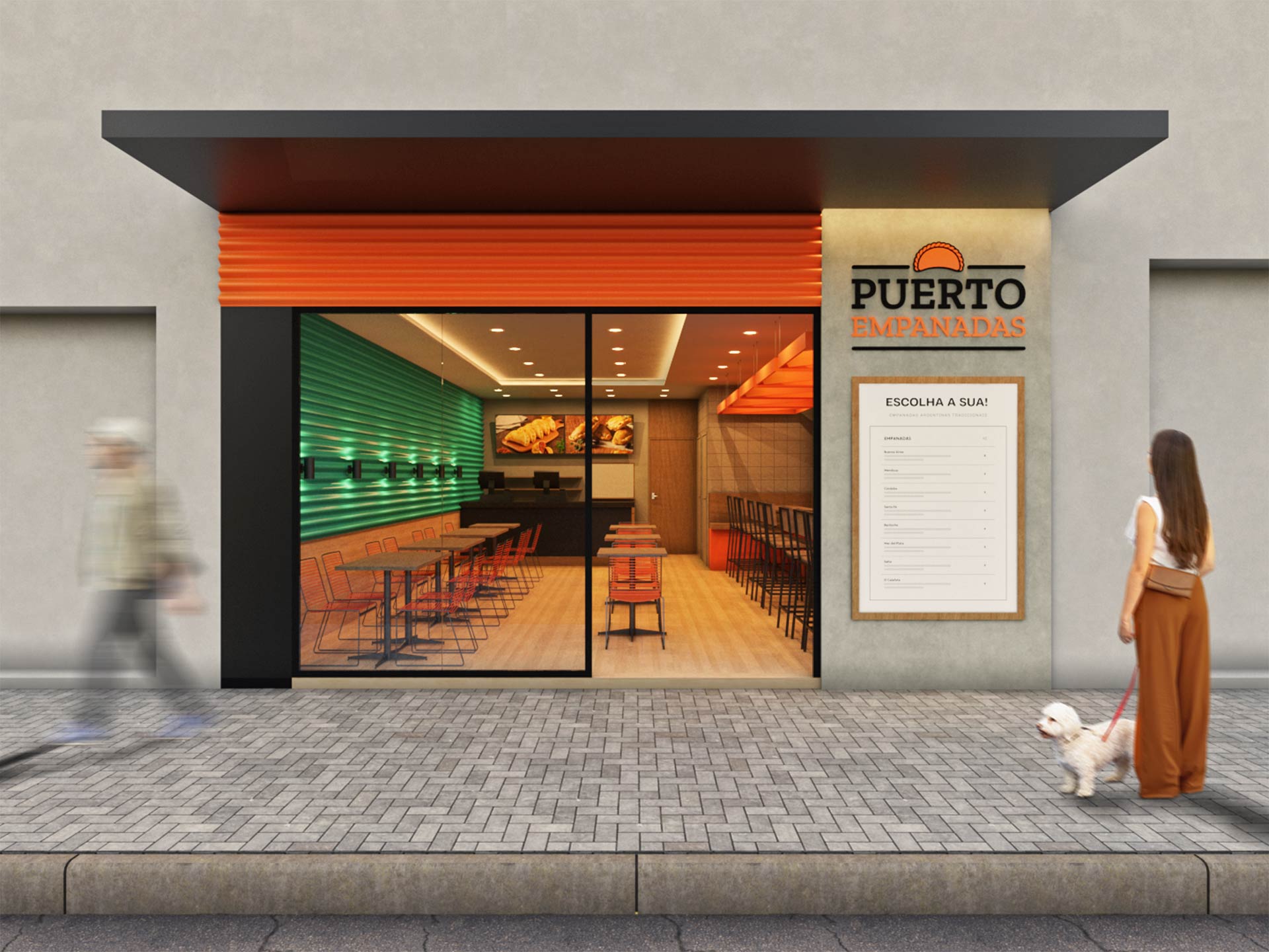 Projeto de Loja Restaurante - Puerto Empanadas | Arkt Varejo